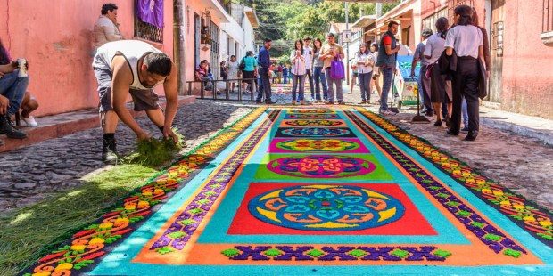 Las alfombras de Semana Santa de Guatemala