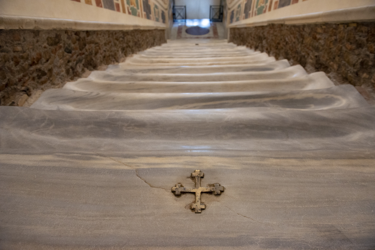 La excepcional reapertura de la Scala Santa, la escalera subida por Cristo