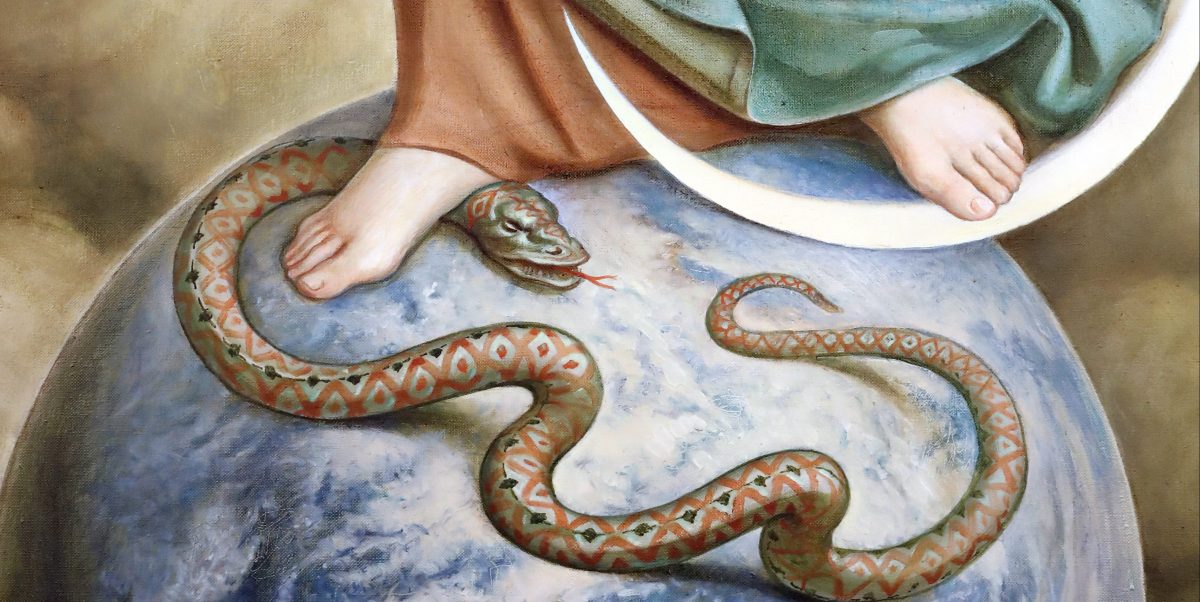 El vínculo entre la serpiente y la Inmaculada Concepción, según una mística