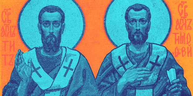 Santos Timoteo y Tito, los dos grandes colaboradores del Apóstol Pablo