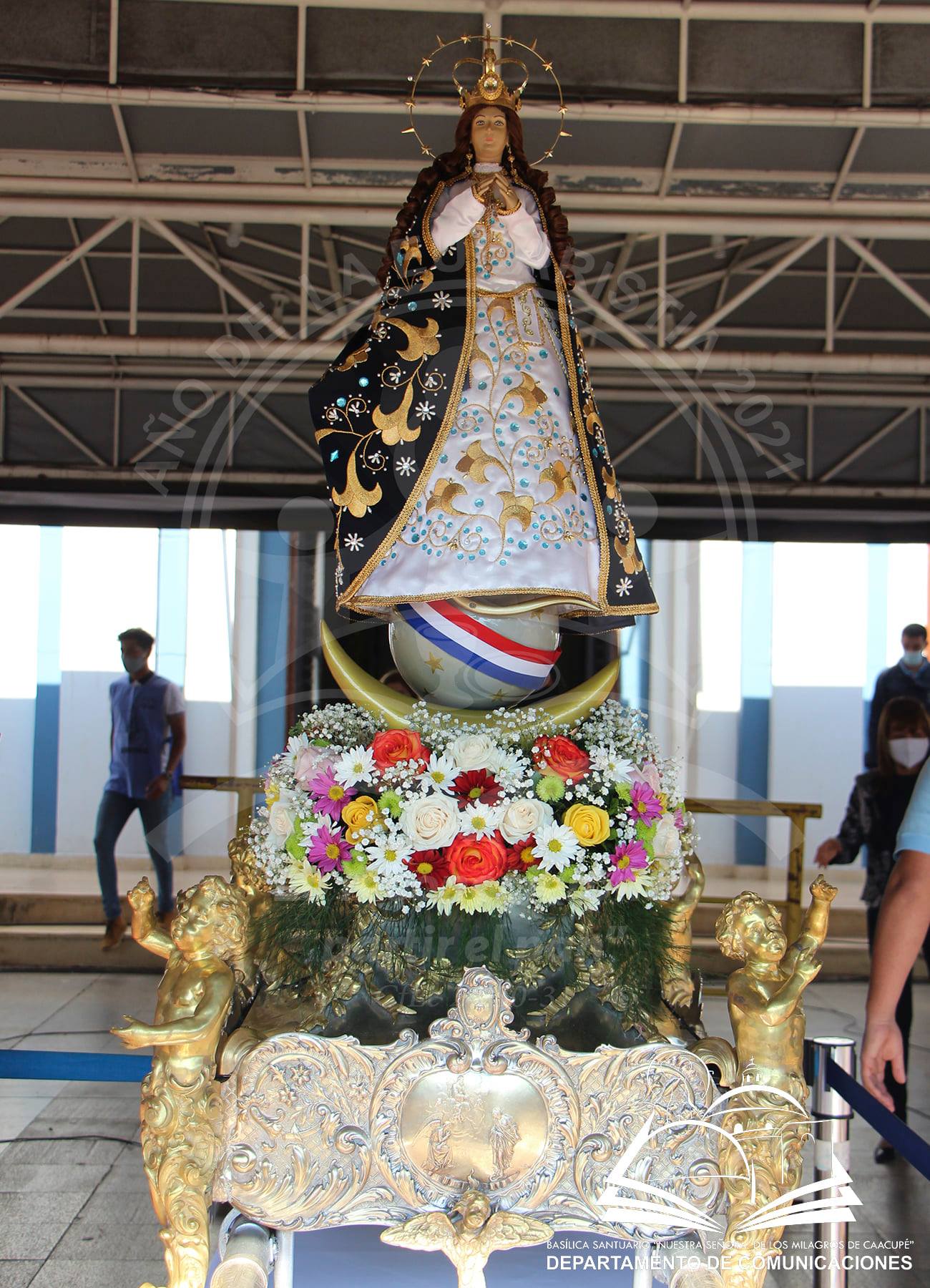 La Virgen de Caacupé “vio la luz” luego de más de 500 días de encierro