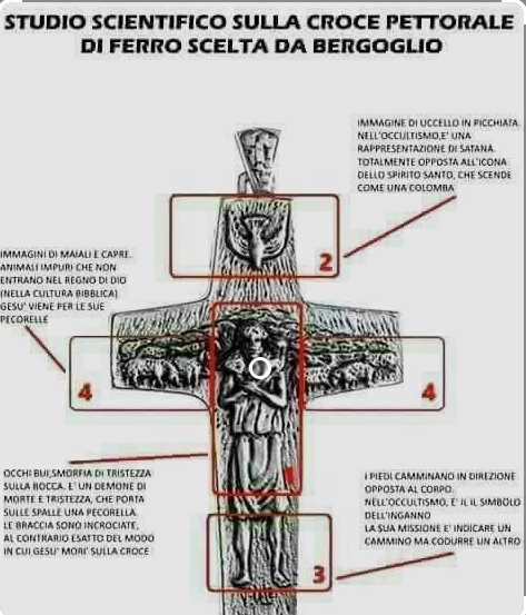 ¿La cruz pectoral del papa Francisco es masónica?