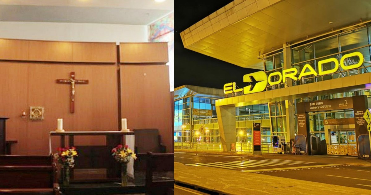 Vuelve la capilla católica al aeropuerto El Dorado, el más famoso de ...