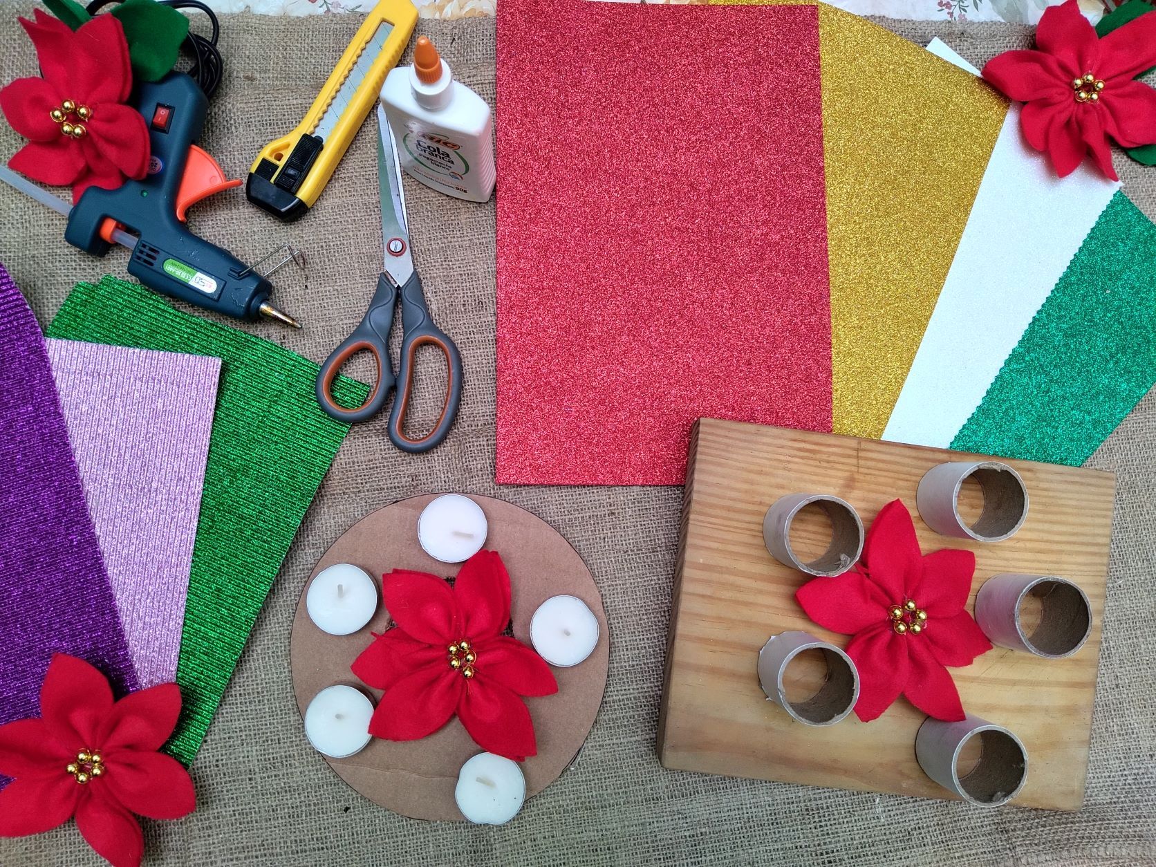 Corona de Adviento para hacer con nuestros hijos