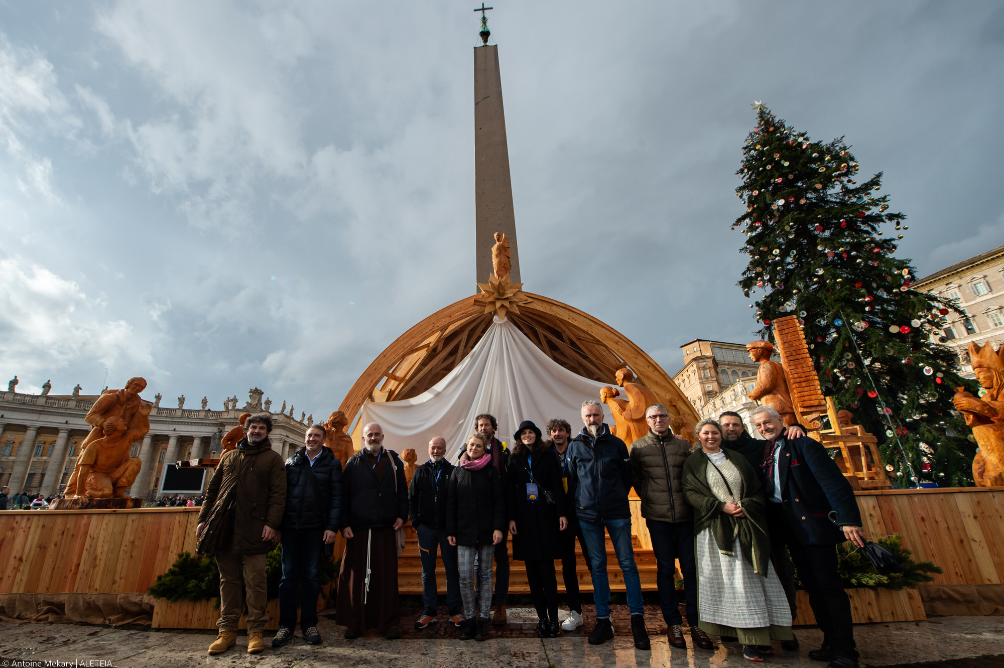 Inaugurado el árbol de Navidad y el Belén del Vaticano