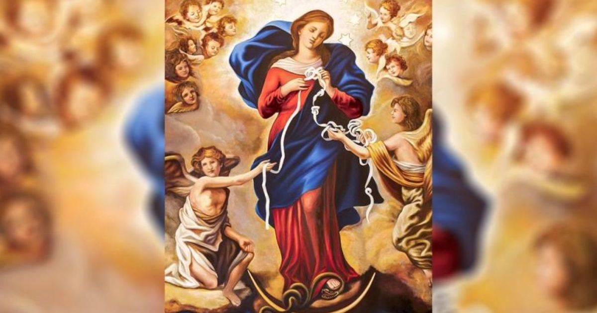 Con María, vencer los nudos que atan nuestra vida