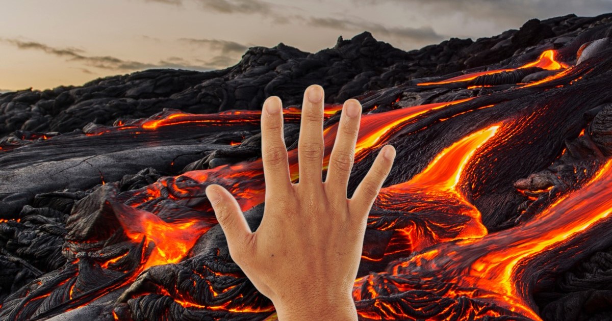 Este santo levantó su mano y detuvo un flujo de lava