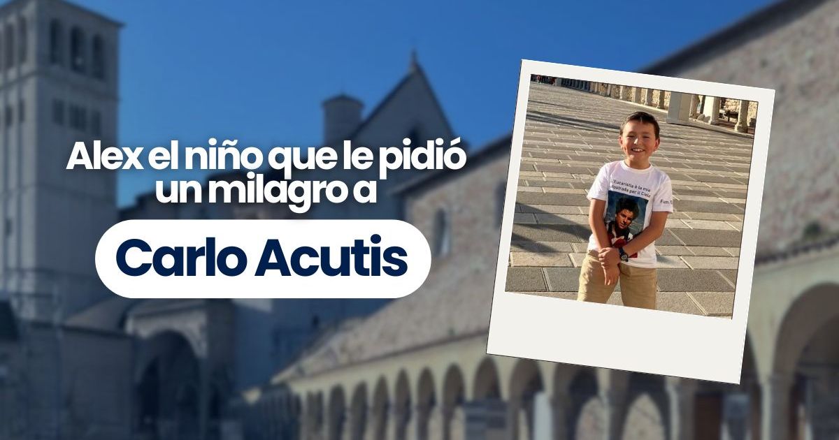 (VIDEO) Alex el niño que le pidió un milagro a Carlo Acutis